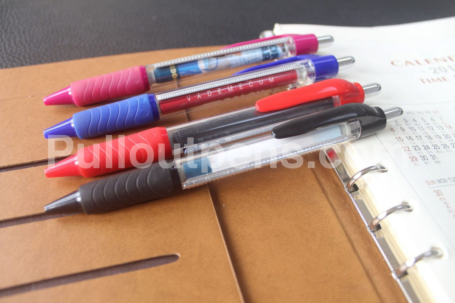 Pull Out Banner Pens “WAVE”, Branded Scroll Pens - Pull Out Pens